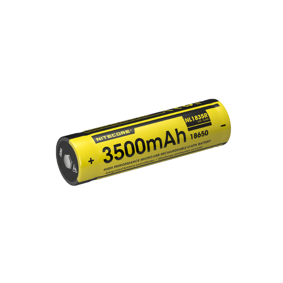 NITECORE 18650 RECHARGEABLE MICRO USB 3500MAH (NL1835R) – Motoworld ...