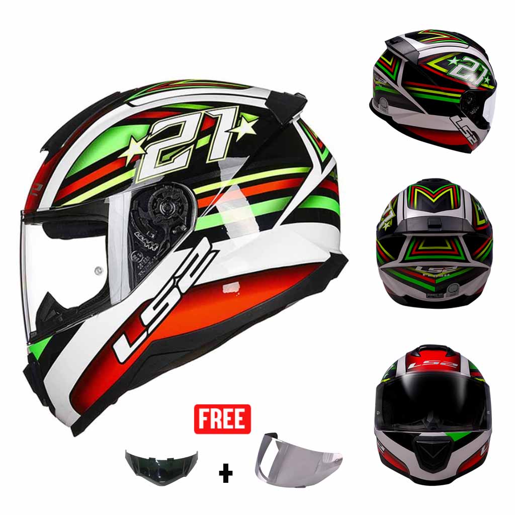 LS2 FF802 FLASH MOTORCYCLE FULL FACE HELMET – Motoworld Philippines