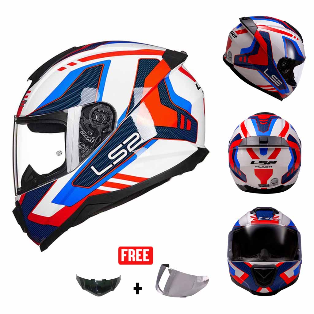 LS2 FF802 FLASH MOTORCYCLE FULL FACE HELMET – Motoworld Philippines