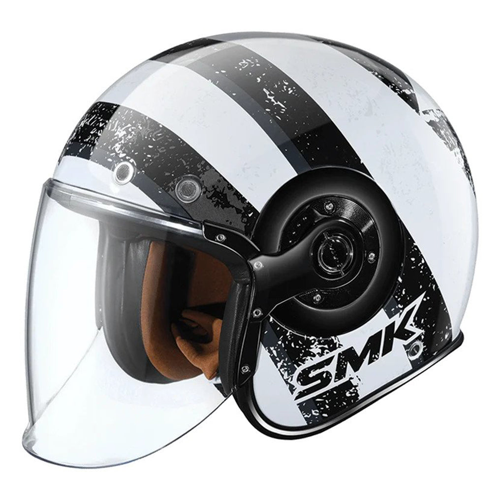 SMK RETRO JET MOTORCYCLE OPEN FACE HELMET – Motoworld Philippines